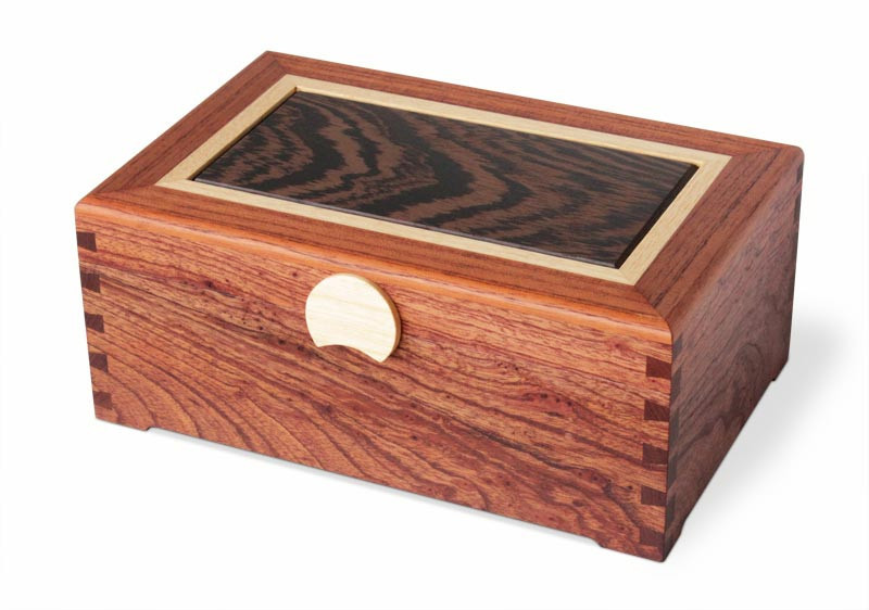 Dovetail 3 Layer Jewellery Box with Wenge Lid