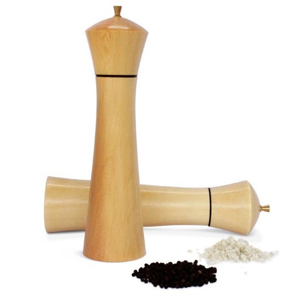 Masters Huon Pine Salt & Pepper Mills