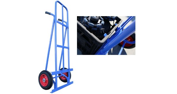 MT234MC 175 kg Milk Crate Trolley