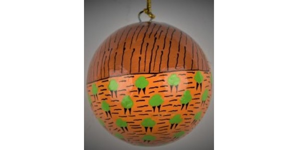 Australian Mallee Art – Australian Indigenous Art Christmas Bauble 4