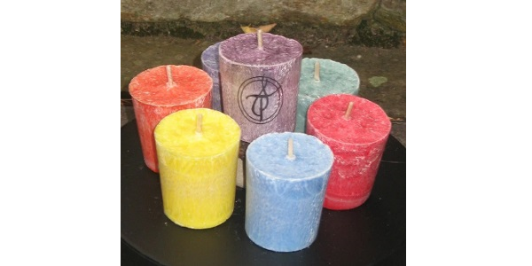 Dancing Flame Candles – Meditation Chakra Refill Set