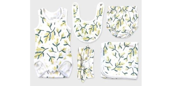 Kit & Cradle – Singlet Baby Bundle – Wattle