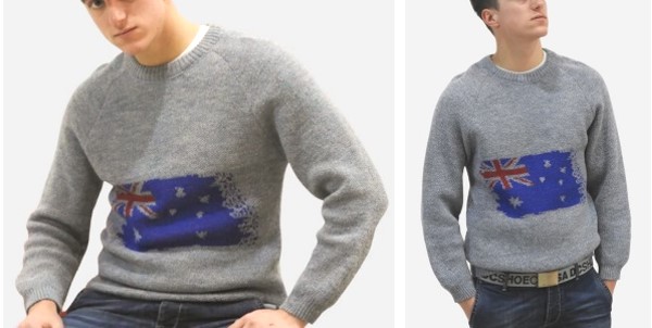 Alpaca Shop Australia – Australian Flag Sweater