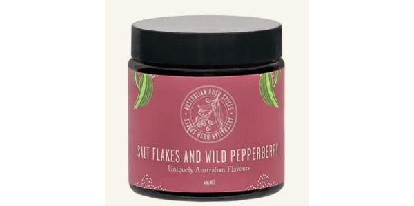 Australian Bush Spices – Natural Pink Salt Flakes & Pepperberry